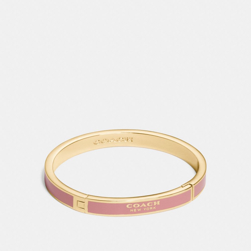 COACH®: Coach Hinged Bangle