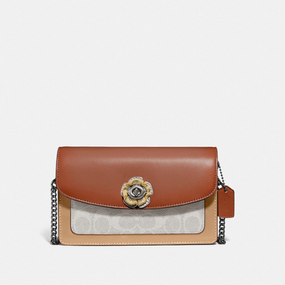 COACH® | Parker Crossbody In Colorblock Signature Canvas