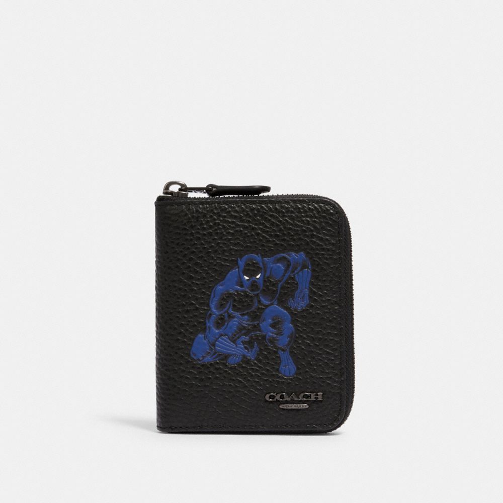 COACH® Outlet | Coach │ Marvel Medium Zip Around Wallet With Black Panther