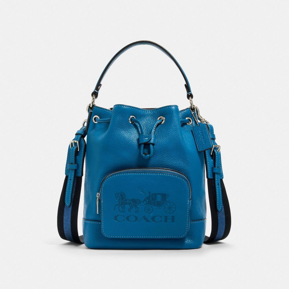 COACH® Outlet | Jes Drawstring Bucket Bag With Horse And Carriage