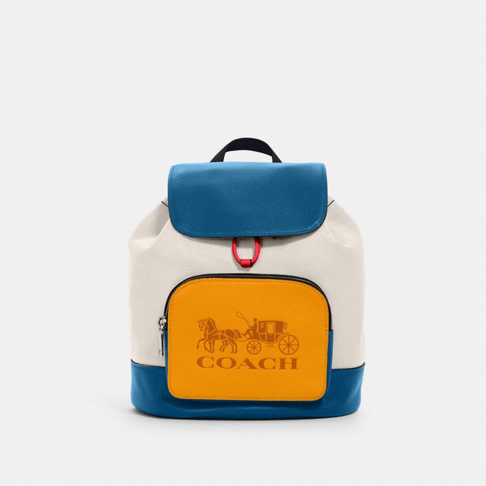 COACH® Outlet | Jes Backpack In Colorblock With Horse And Carriage