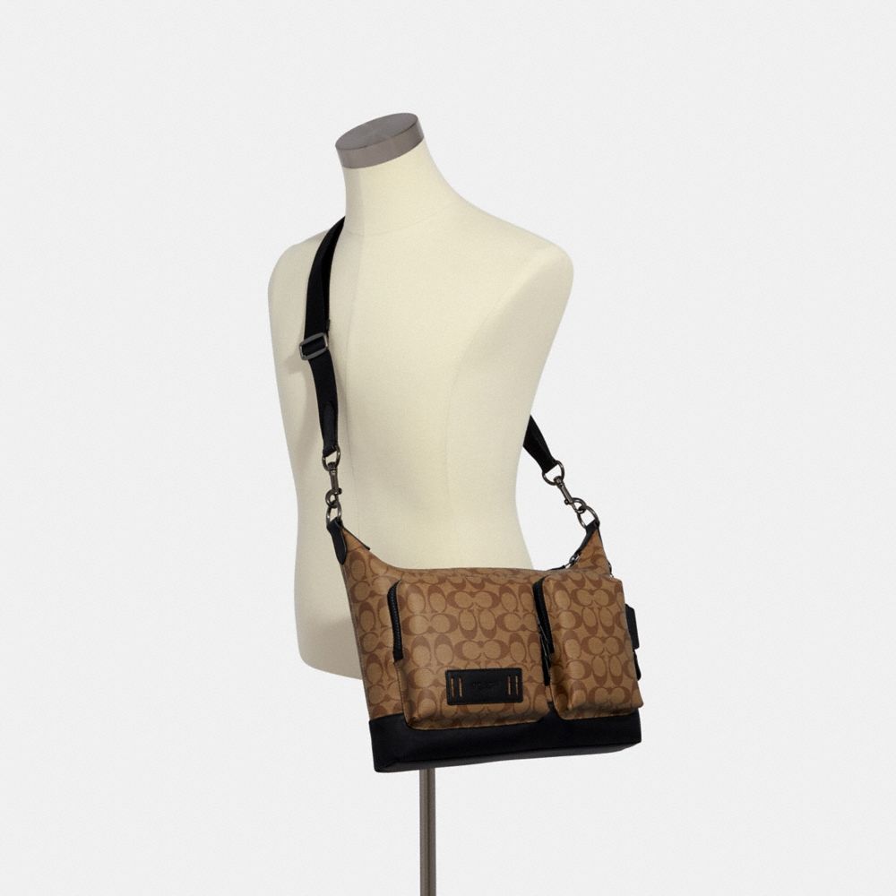 COACH® Outlet | Ranger Pocket Messenger In Signature Canvas