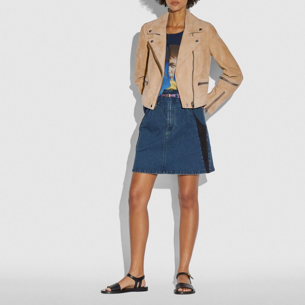 Suede Biker Jacket | COACH®