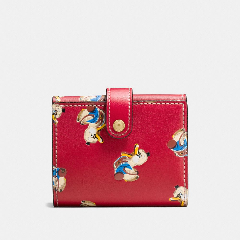 Small Trifold Wallet With Duck Print | COACH®