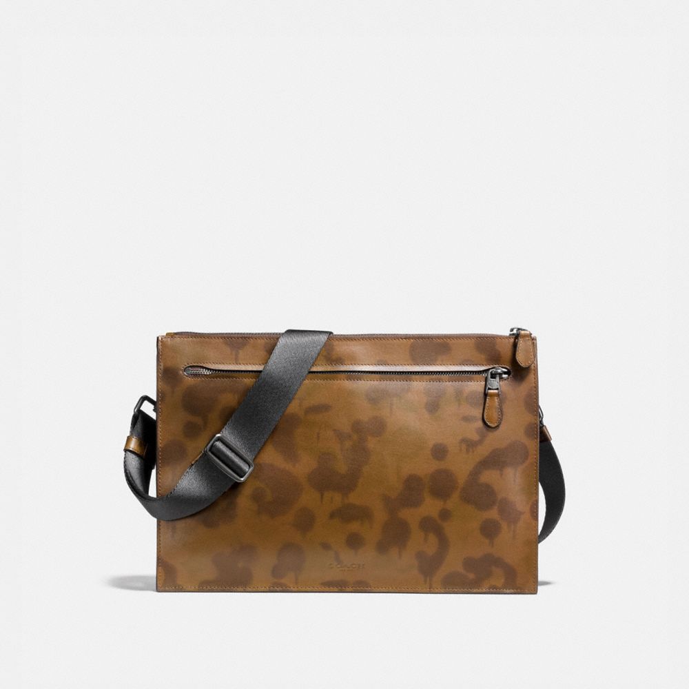 Manhattan Convertible Slim Messenger With Camo Print | COACH®
