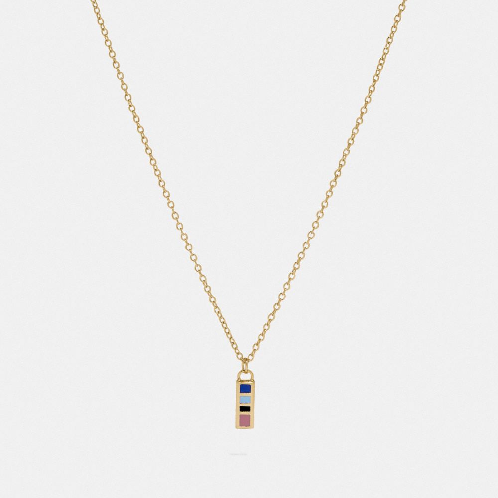 80's Retro Alphabet I Charm Necklace | COACH®
