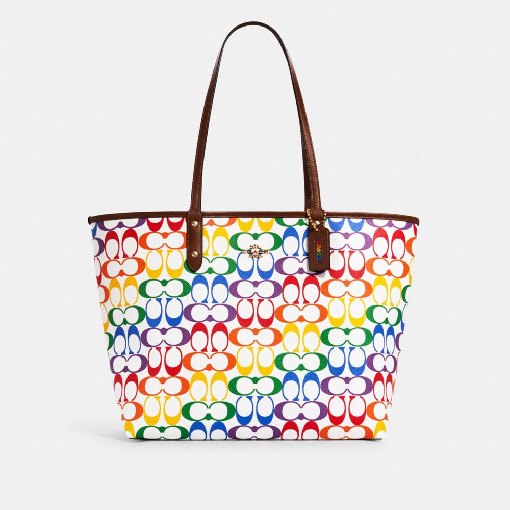 Multicolor Coach Tote Bag autrenet.fr