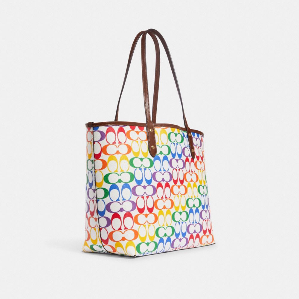 Multicolor Coach Tote Bag autrenet.fr
