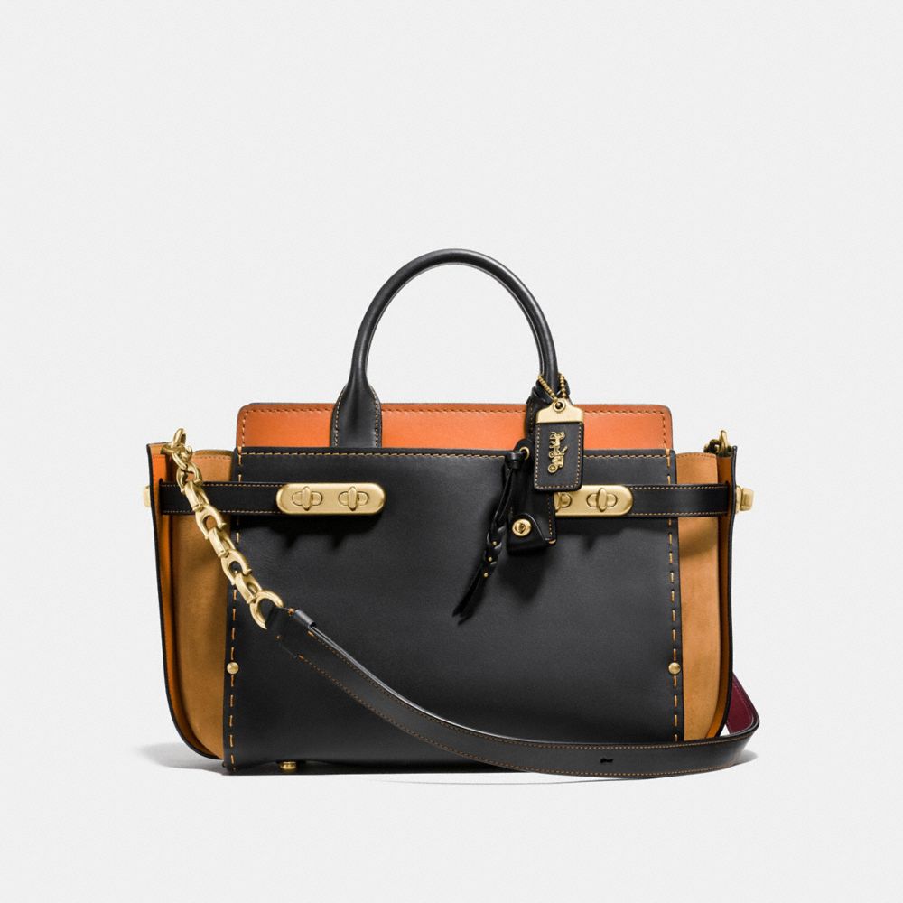 Coach Double Swagger In Colorblock | COACH®