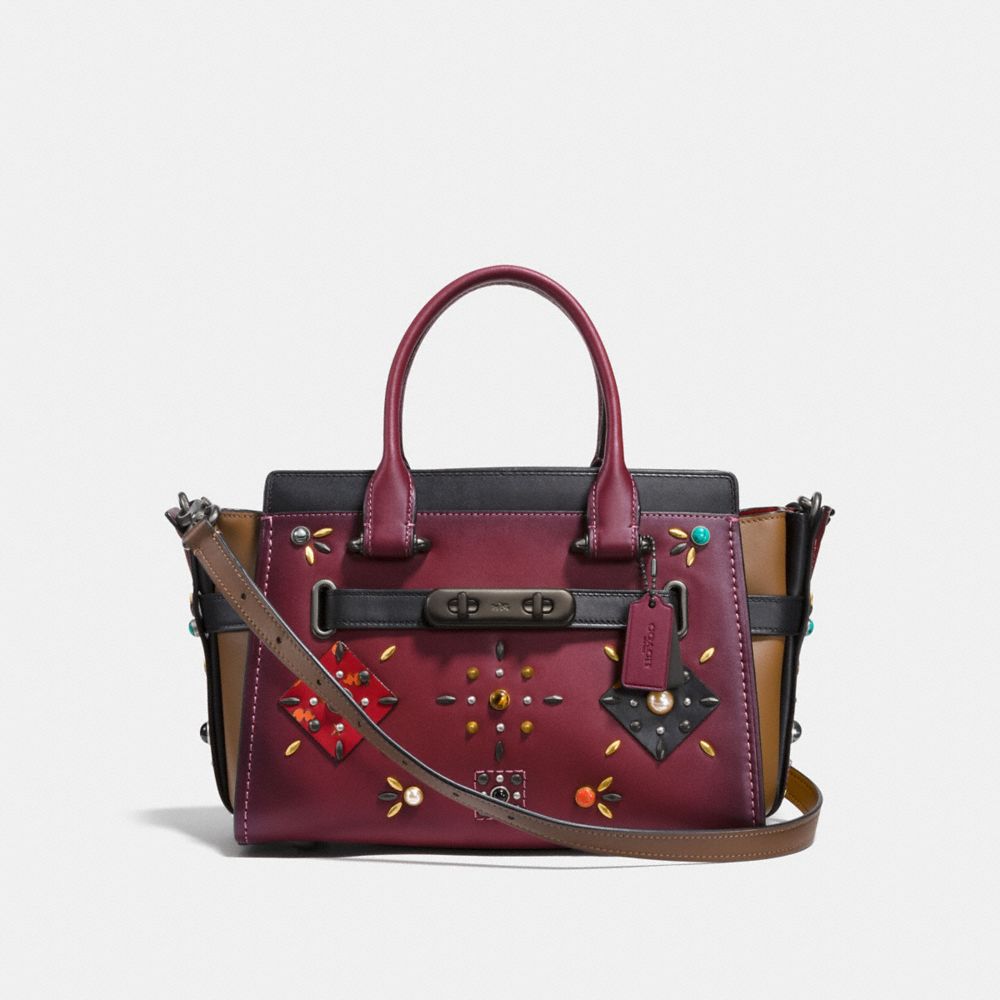 Coach Swagger 27 With Colorblock Patchwork Prairie Rivets | COACH®