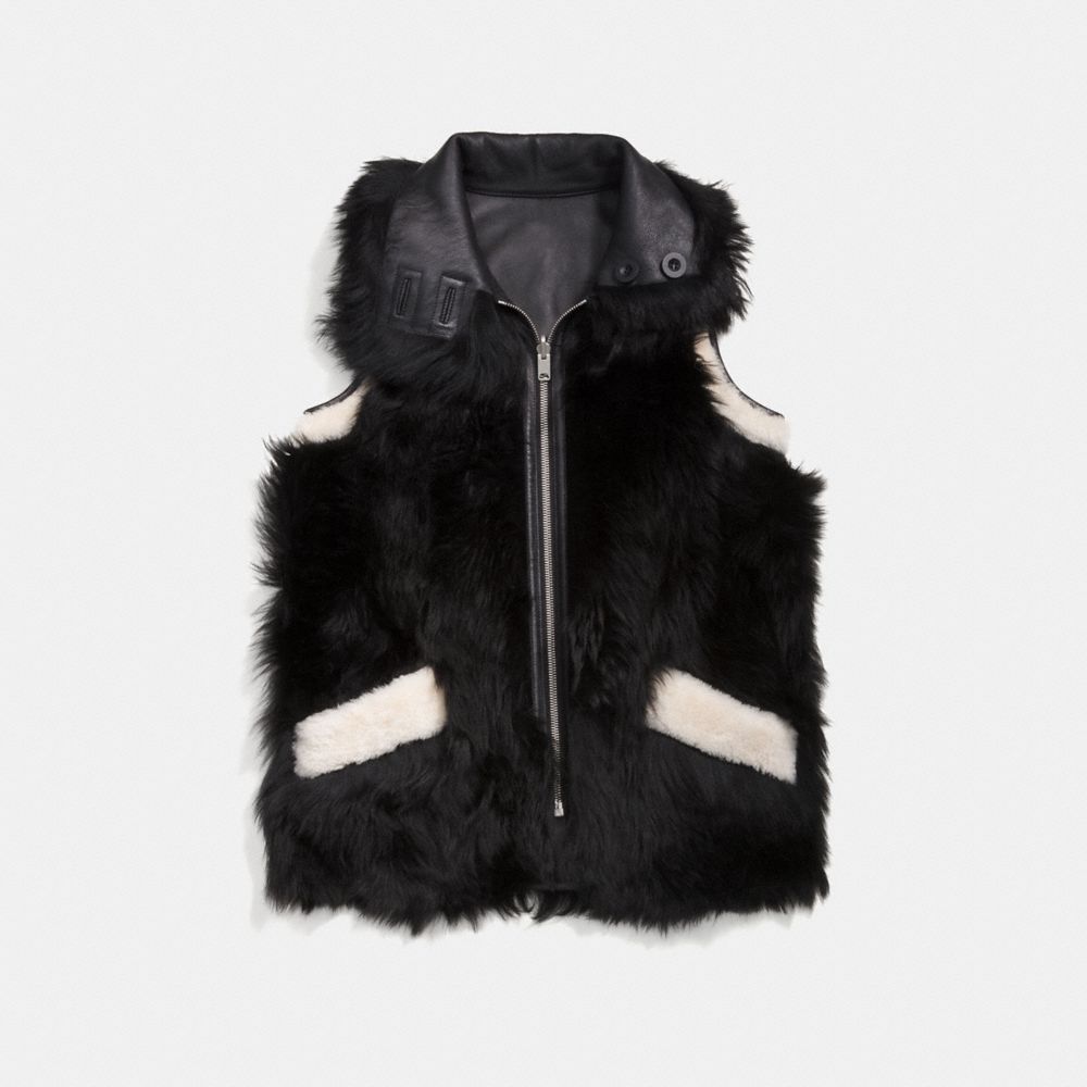 Reversible Shearling Vest | COACH®