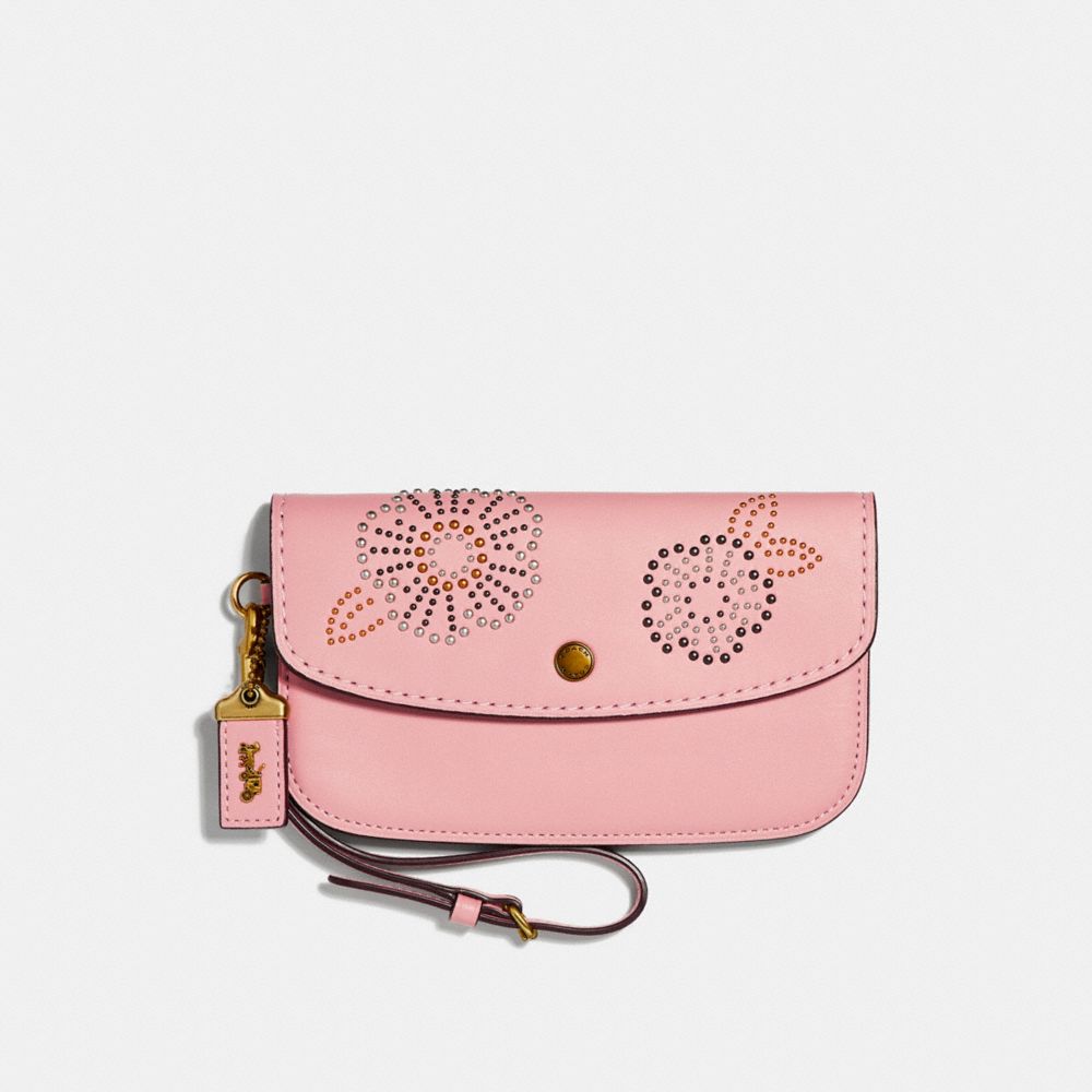Clutch With Tea Rose Rivets | COACH®