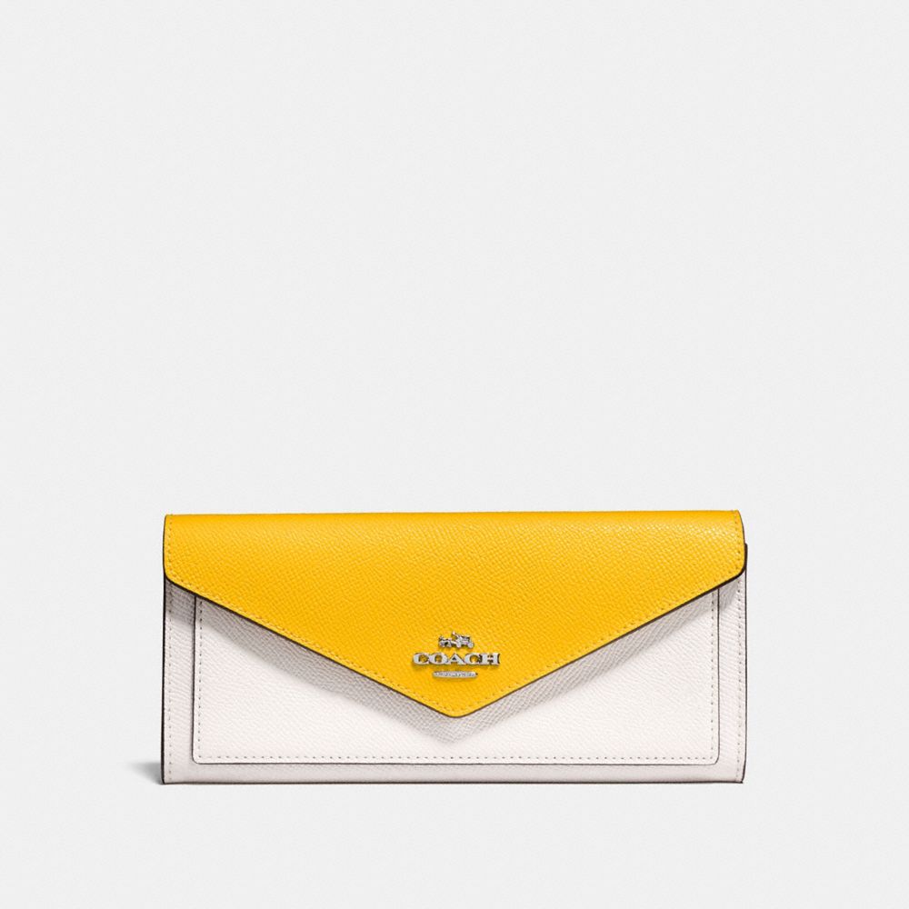 Soft Wallet In Colorblock | COACH®