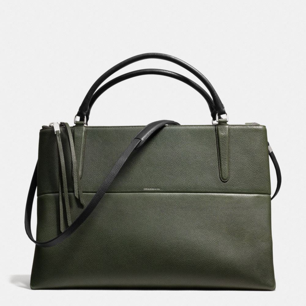 COACH®: The Large Borough Bag In Pebbled Leather