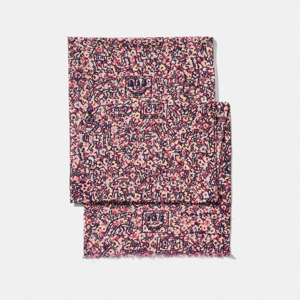 Coach X Keith Haring Embellished Scarf | COACH®