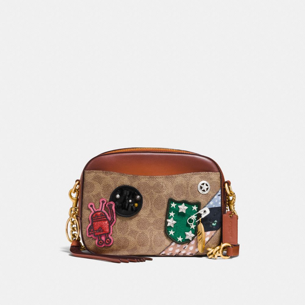 Coach X Keith Haring Camera Bag In Signature Patchwork | COACH®
