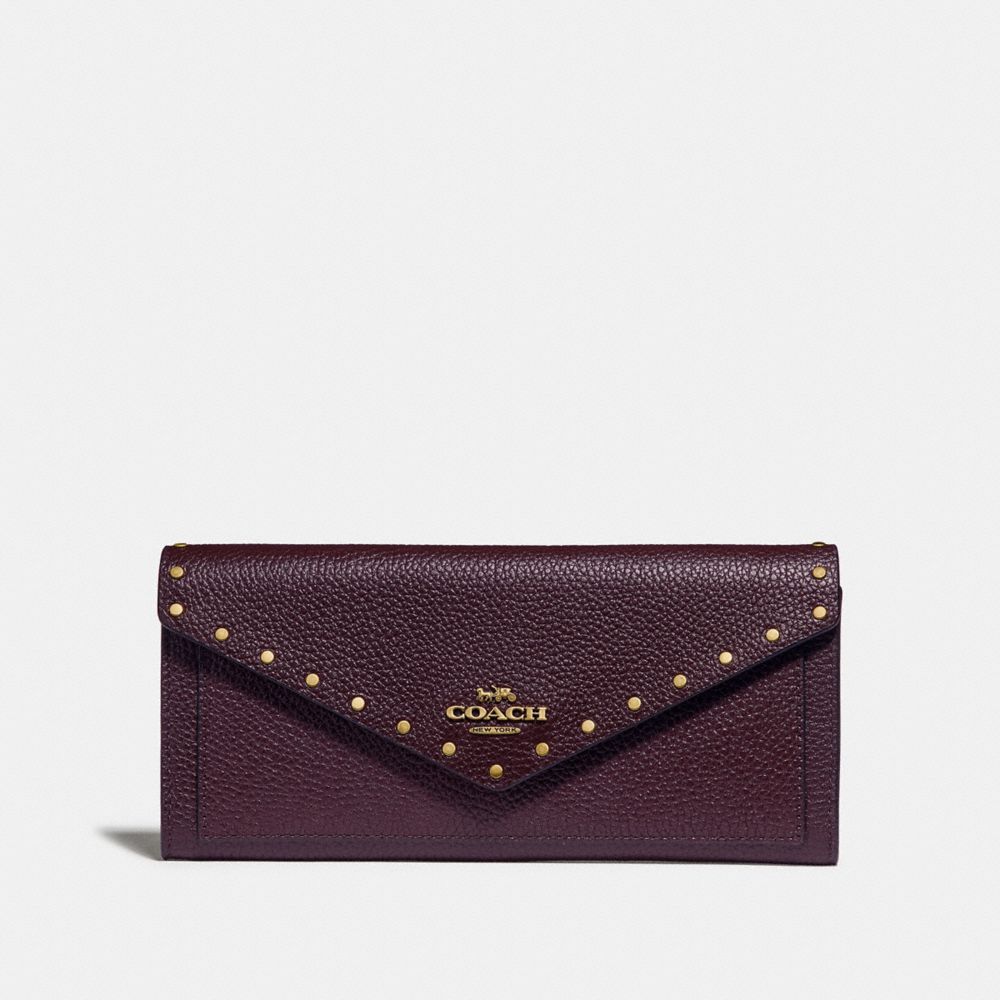 COACH® | Soft Wallet With Rivets