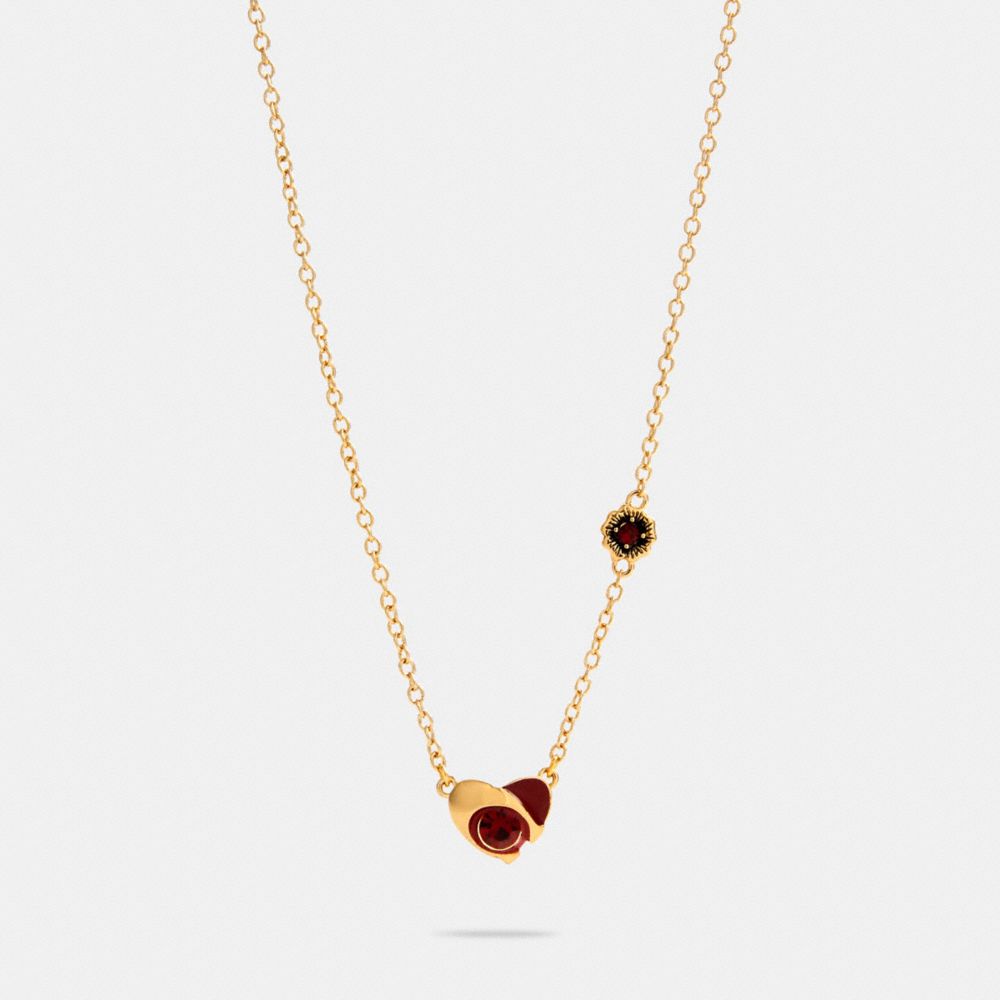 Signature Heart Necklace Coach®