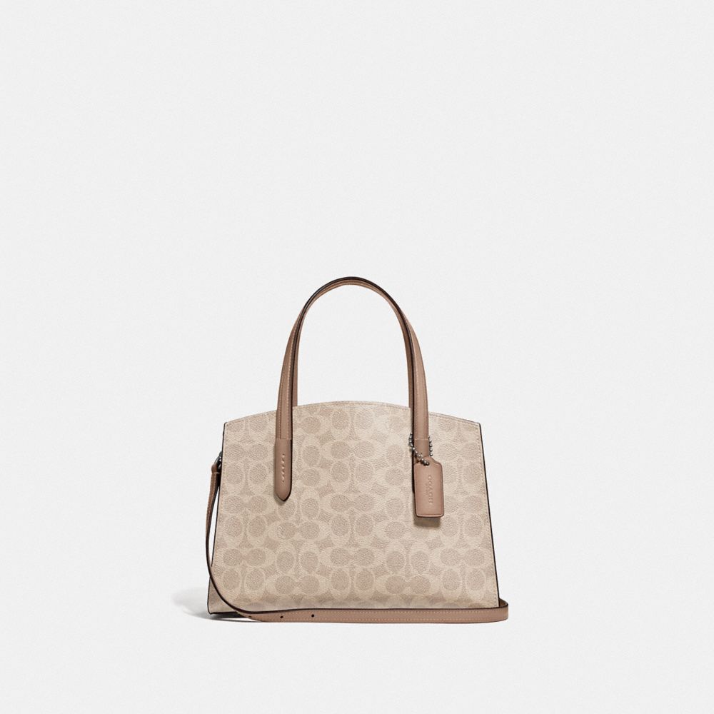 COACH® | Charlie Carryall 28 In Signature Canvas