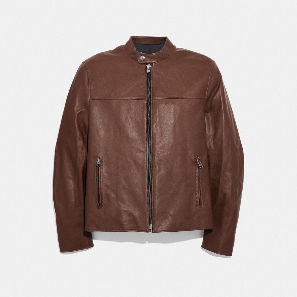 Leather Racer Jacket | COACH®