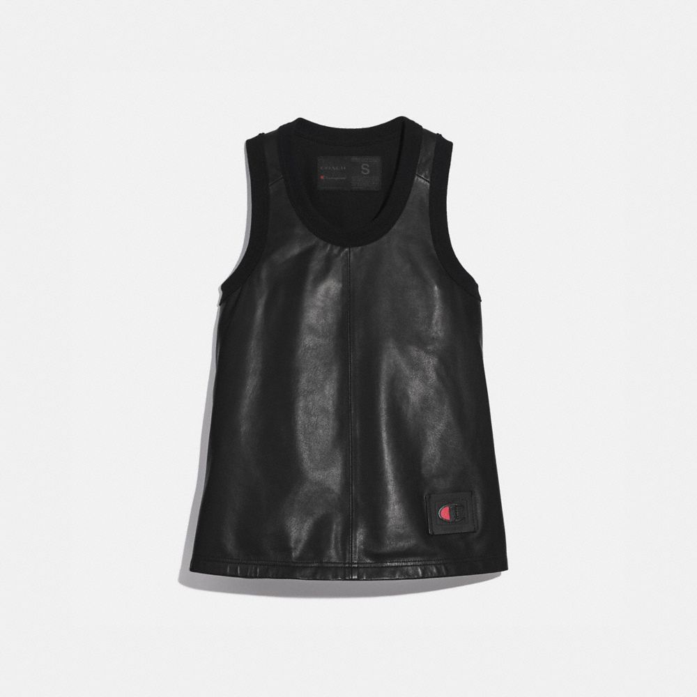 COACH® | Coach X Champion Leather Tank Top