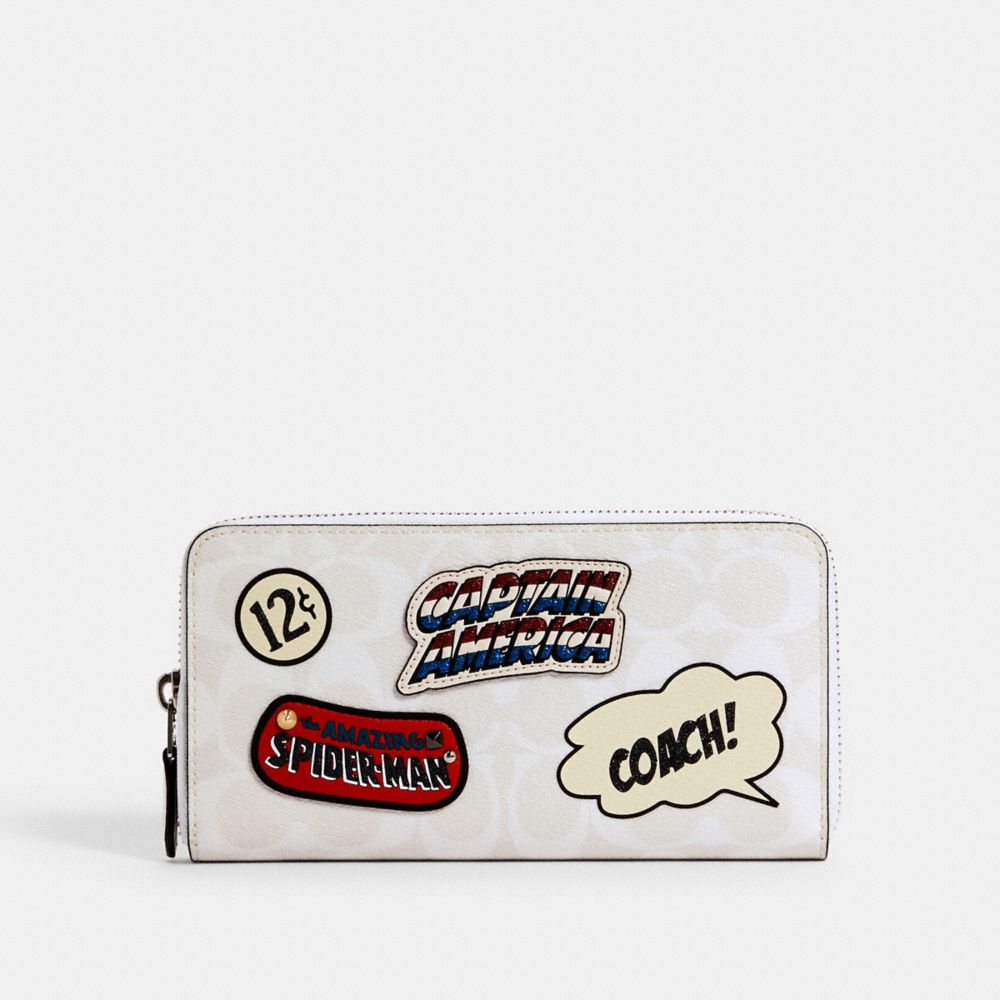 COACH® Outlet | Coach │ Marvel Accordion Zip Wallet In Signature Canvas ...