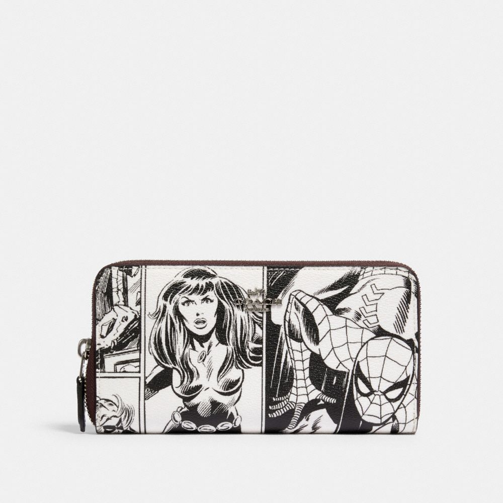 COACH® Outlet | Coach │ Marvel Accordion Zip Wallet With Comic Book Print