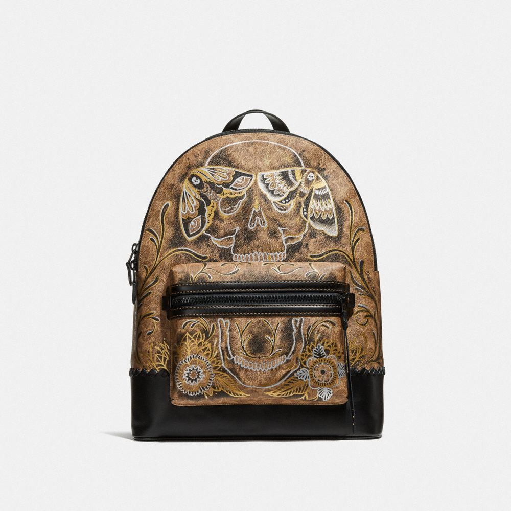 COACH®: League Backpack In Signature Canvas With Tattoo