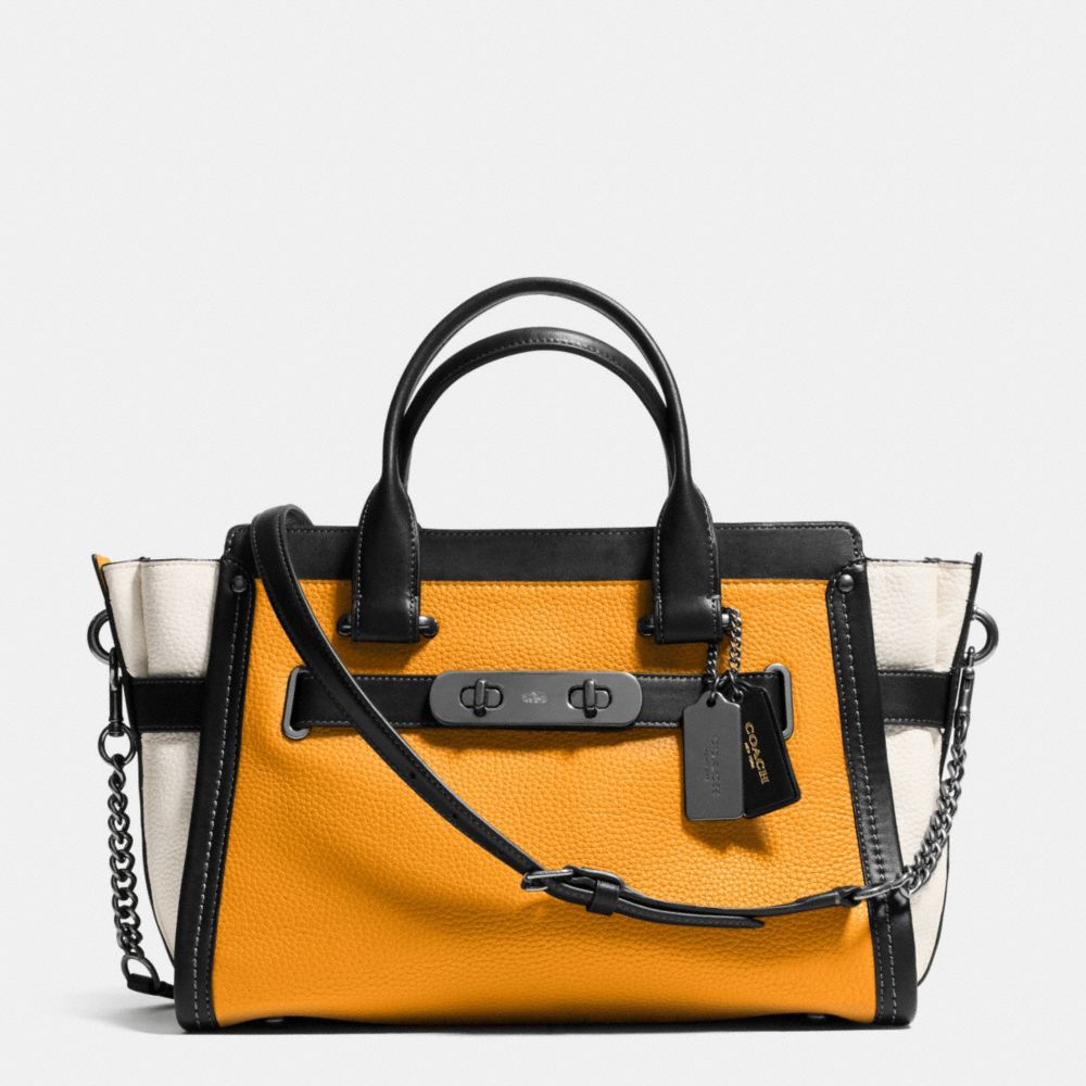 Coach Swagger With Chain In Pebble Leather | COACH®