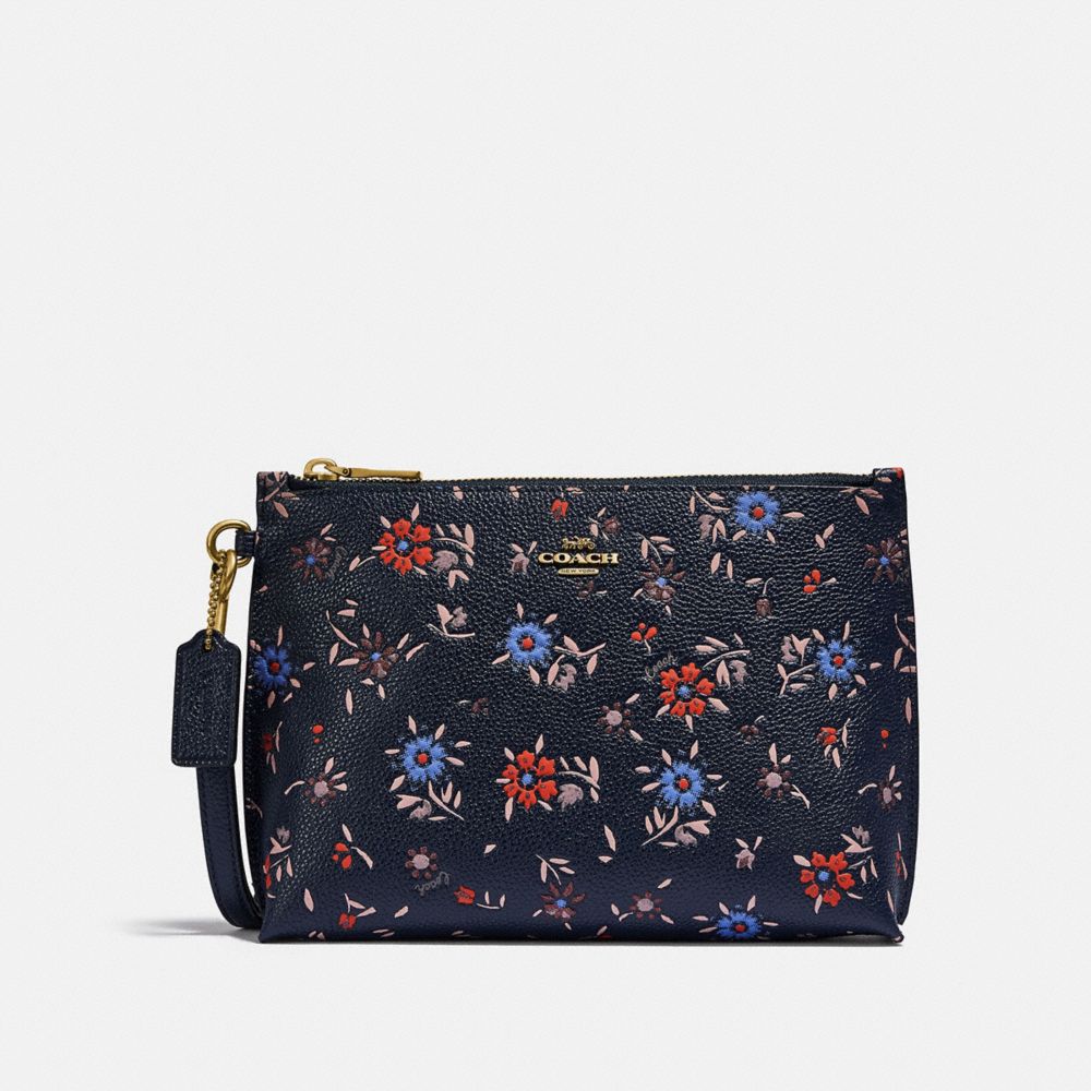 COACH® | Charlie Pouch With Wildflower Print