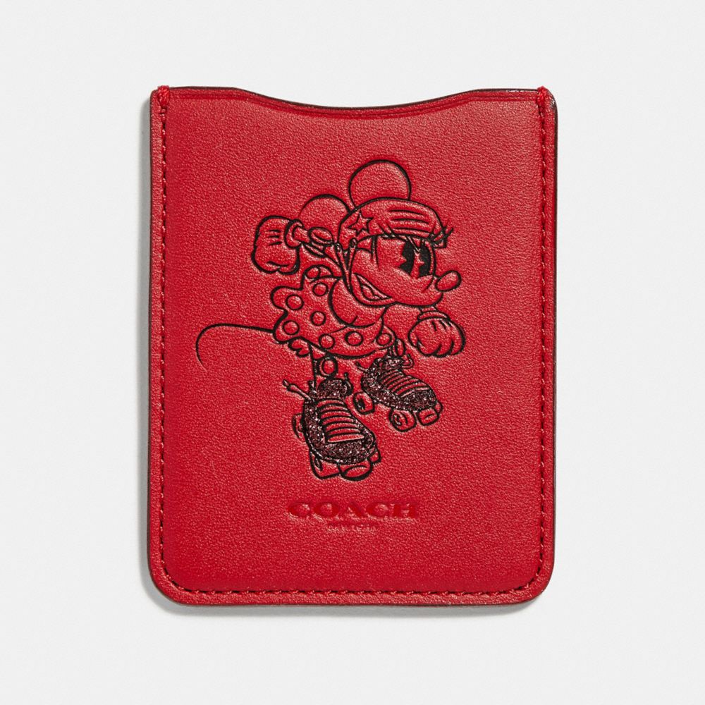 Minnie Mouse Rollerskate Phone Pocket Sticker | COACH®