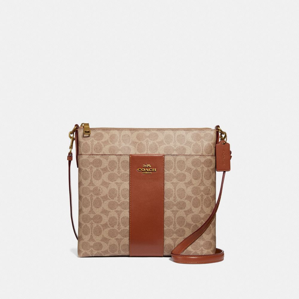Kitt Messenger Crossbody 26 In Colorblock Signature Canvas | COACH®