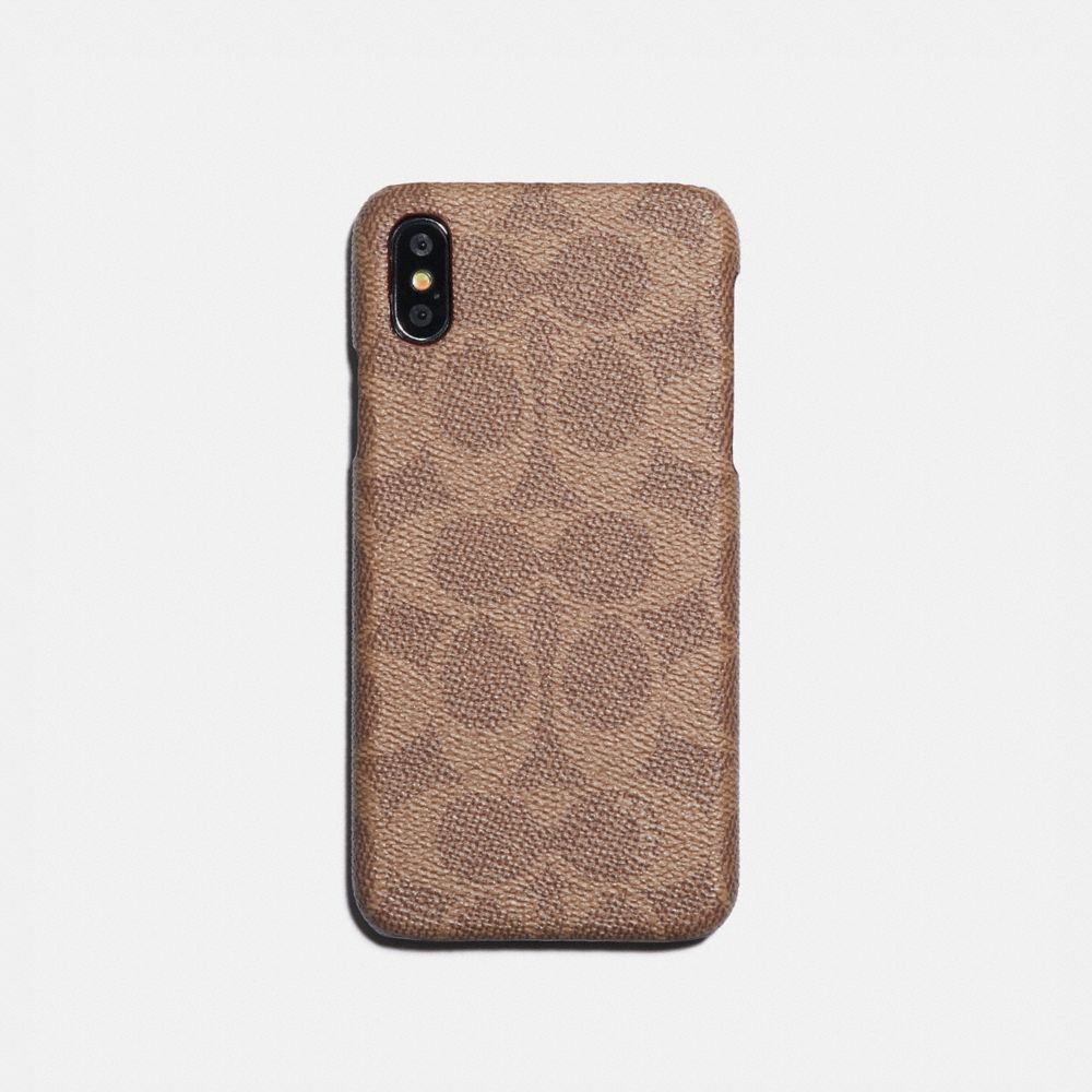 COACH® | Iphone X/Xs Case In Signature Canvas