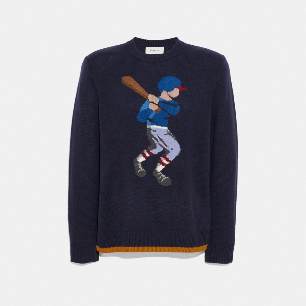 Baseball Intarsia Sweater | COACH®