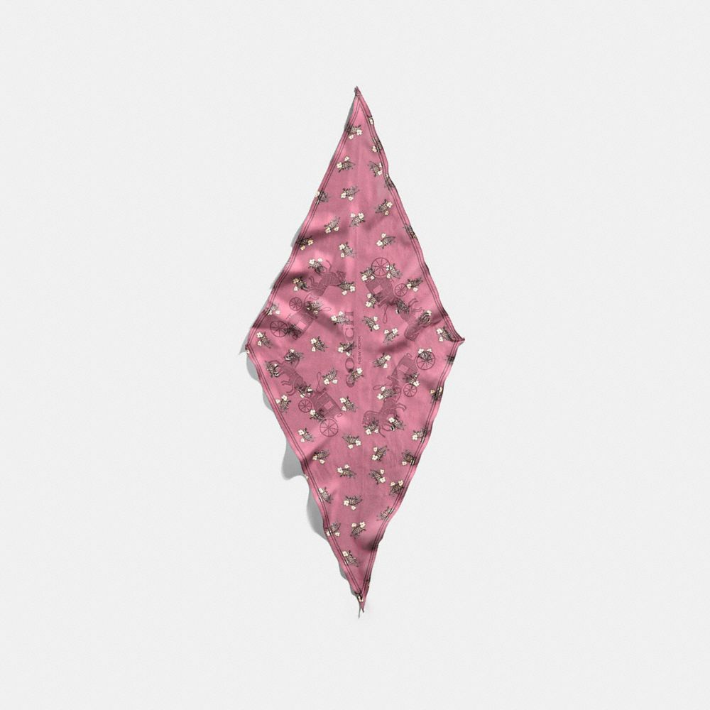 COACH® | Horse And Carriage Silk Diamond Scarf