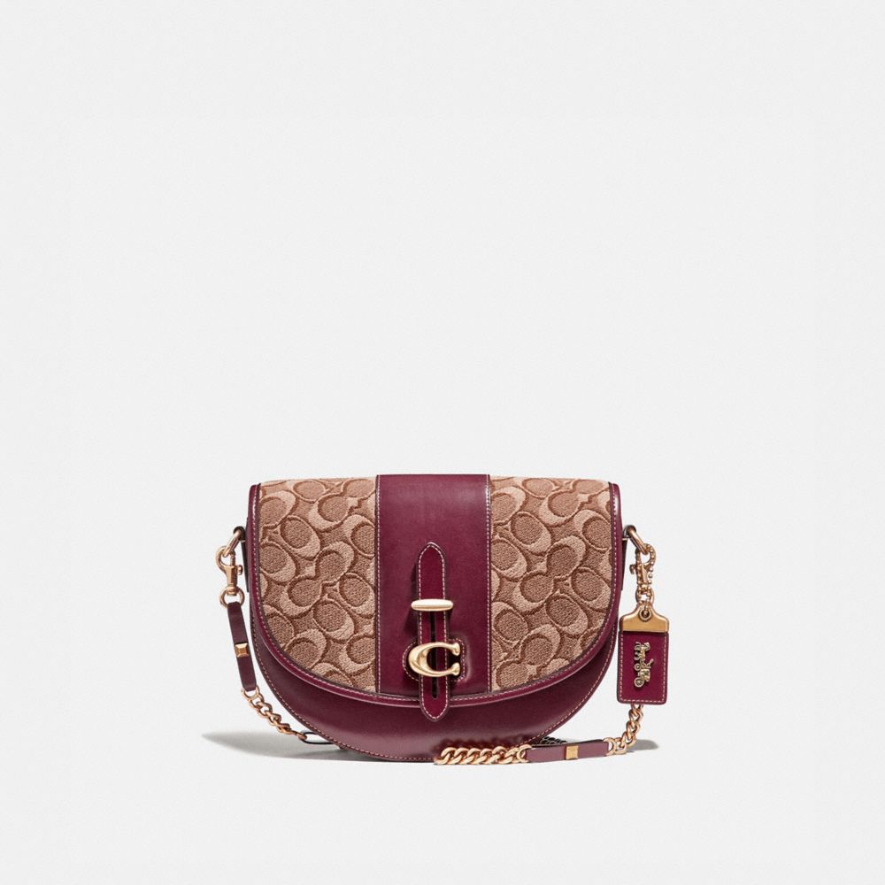 COACH® | Saddle 24 In Signature Jacquard
