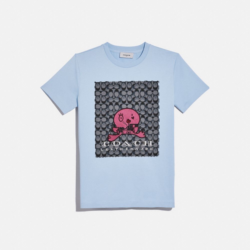 COACH® | Happy Horse And Carriage Signature T Shirt