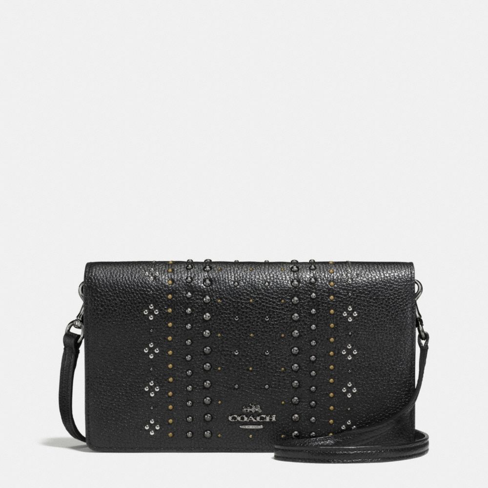 Foldover Crossbody With Bandana Rivets | COACH®