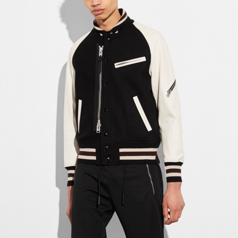 Zipped Varsity Jacket | COACH®