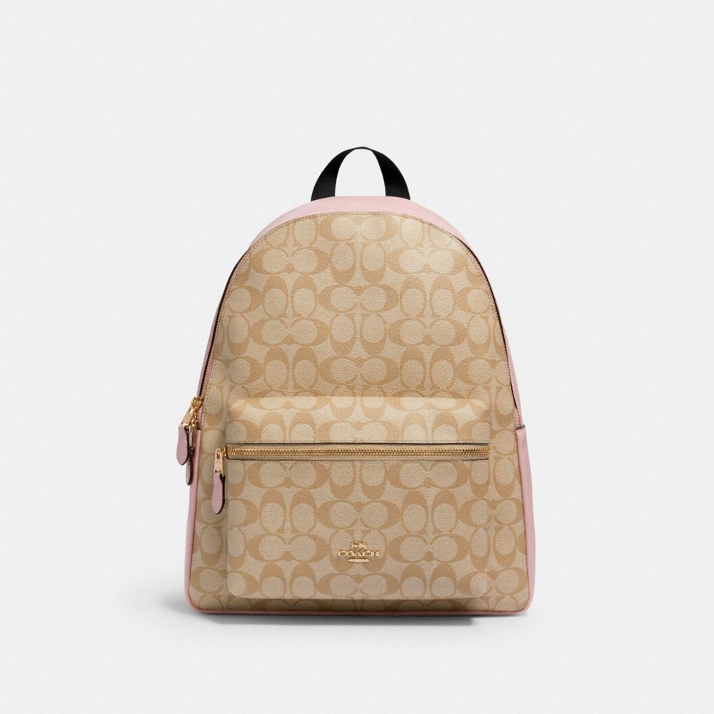 COACH® Outlet | Charlie Backpack In Signature Canvas