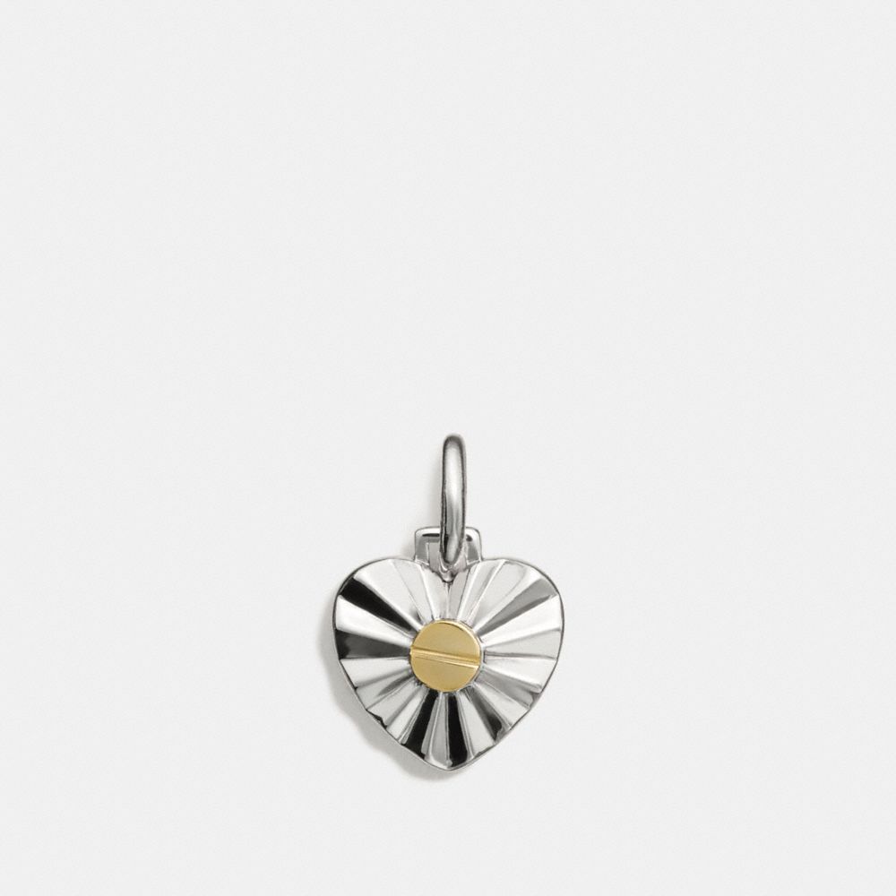 Daisy Rivet Heart Charm | COACH®