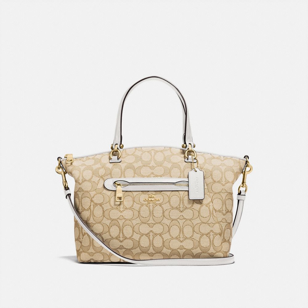 COACH®: Prairie Satchel In Signature Jacquard