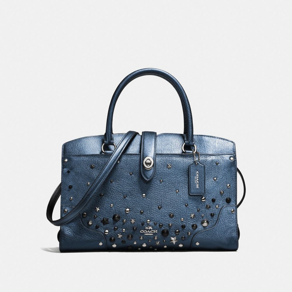 COACH®: Mercer Satchel 30 With Star Rivets