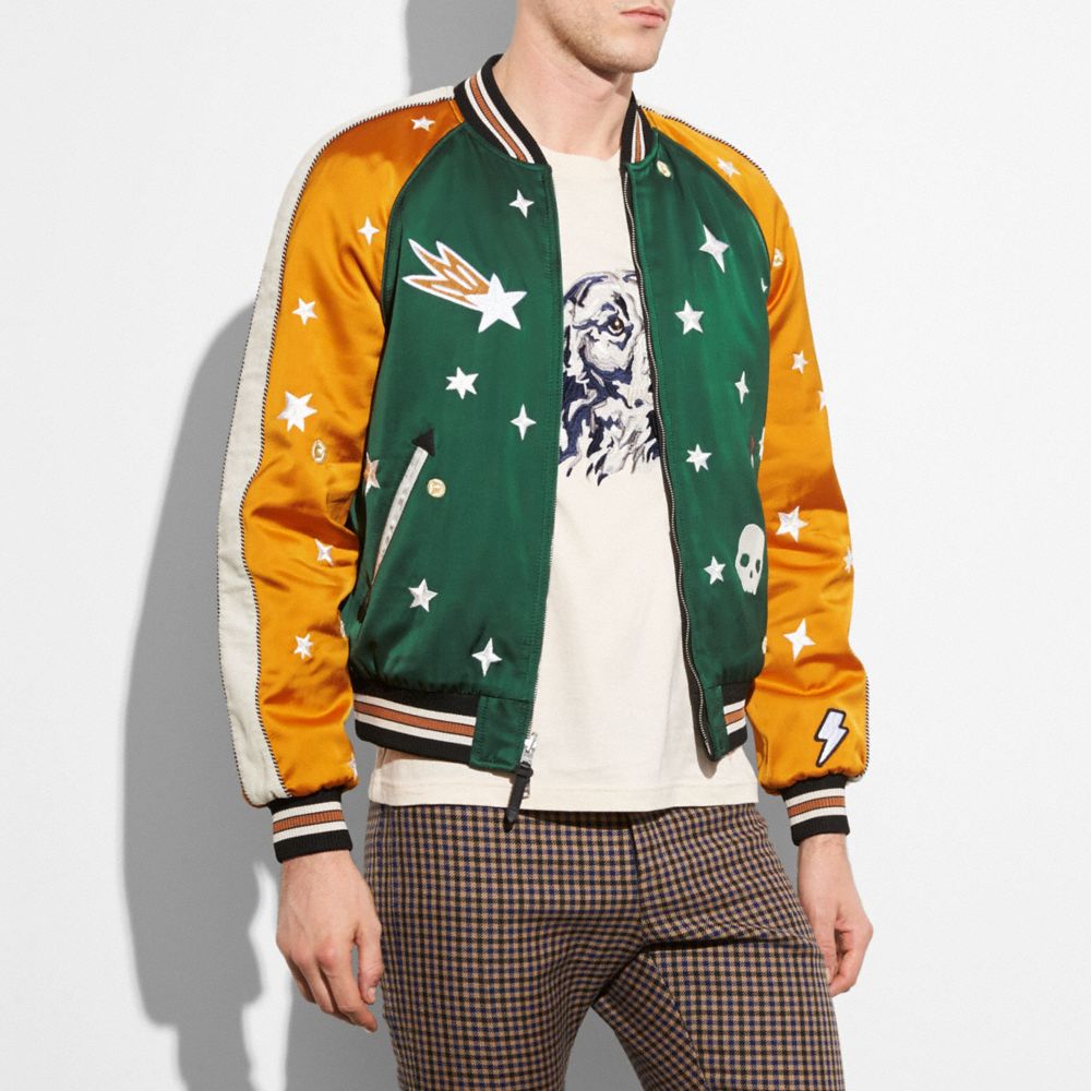 Reversible Sundae Varsity Souvenir Jacket | COACH®