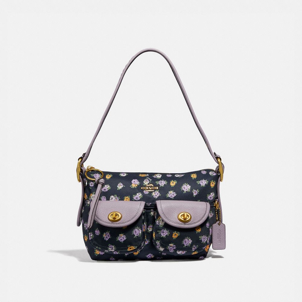 COACH® | Cargo Shoulder Bag With Vintage Rose Print