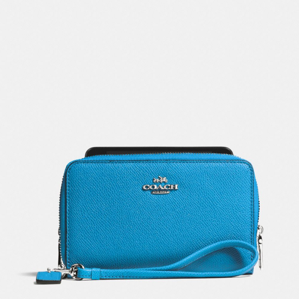double-zip-phone-wallet-in-embossed-textured-leather-coach