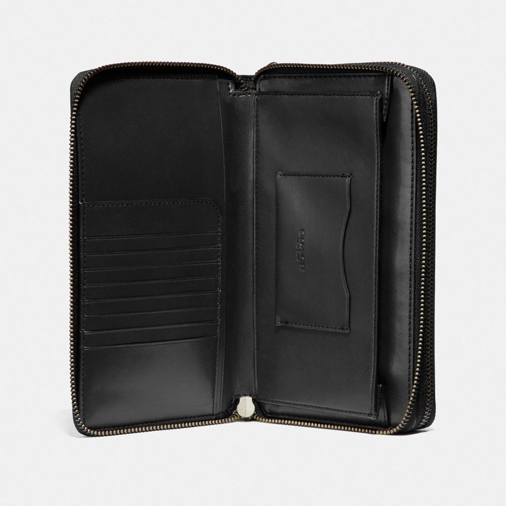 COACH® | Double Zip Travel Organizer In Signature Canvas