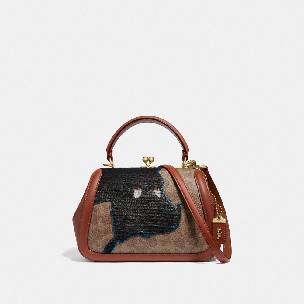 Disney X Coach Frame Bag 23 With Embellished Peter Pan | COACH®