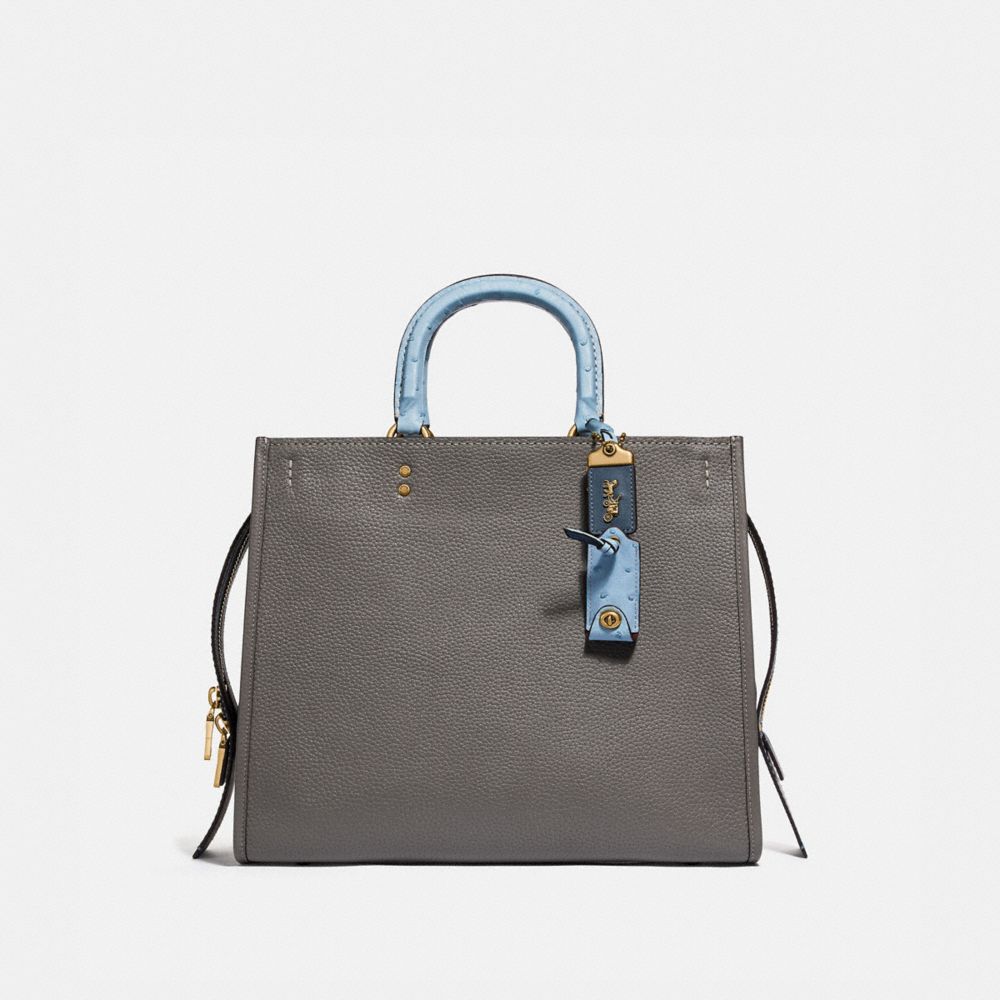 COACH®: Rogue 36 In Colorblock With Ostrich Detail