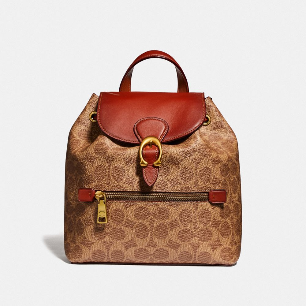 COACH® | Evie Backpack 22 In Signature Canvas